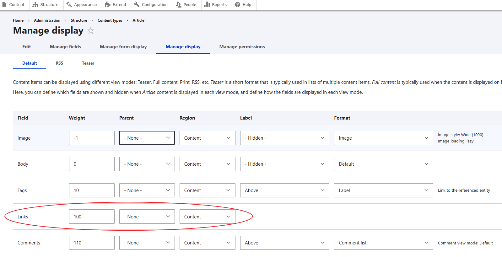Understand Drupal Links In Manage Display Insights Into World Wide Web